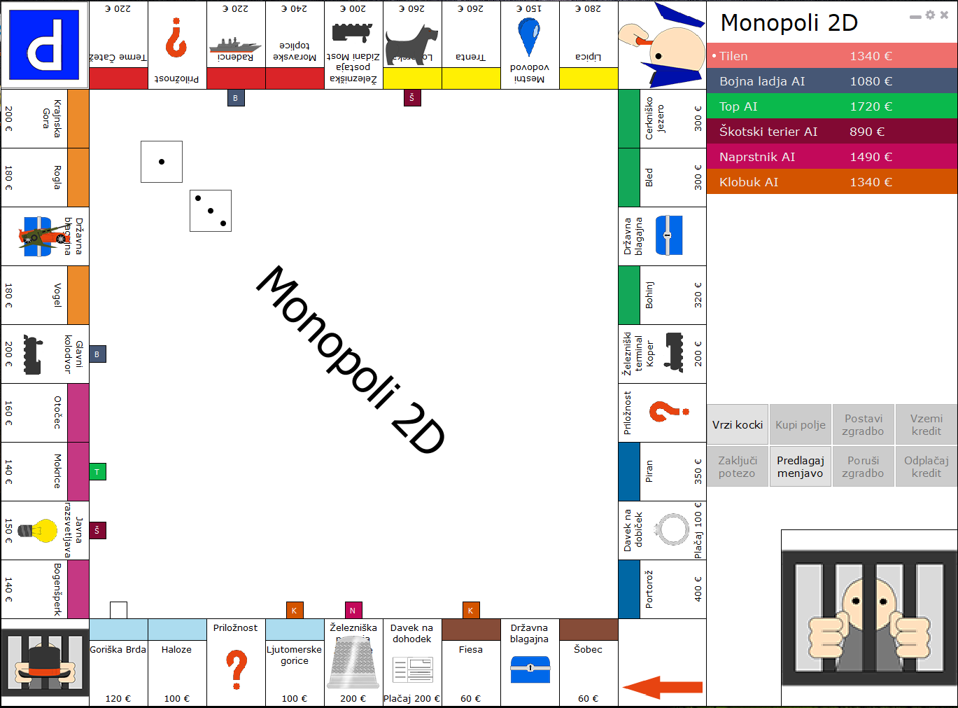 GitHub - TilenGombac/Monopoli-2D: C++ and Qt implementation of the ...