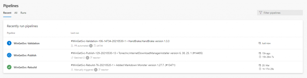 Azure Pipeline stuck · Issue #14737 · microsoft/winget-pkgs · GitHub