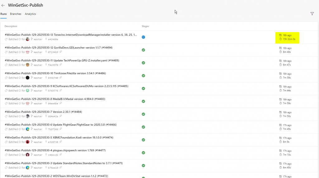 Azure Pipeline stuck · Issue #14737 · microsoft/winget-pkgs · GitHub