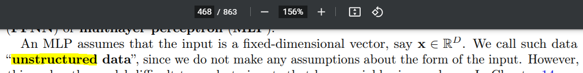 Structured vs unstructured data · Issue #91 · probml/pml-book · GitHub