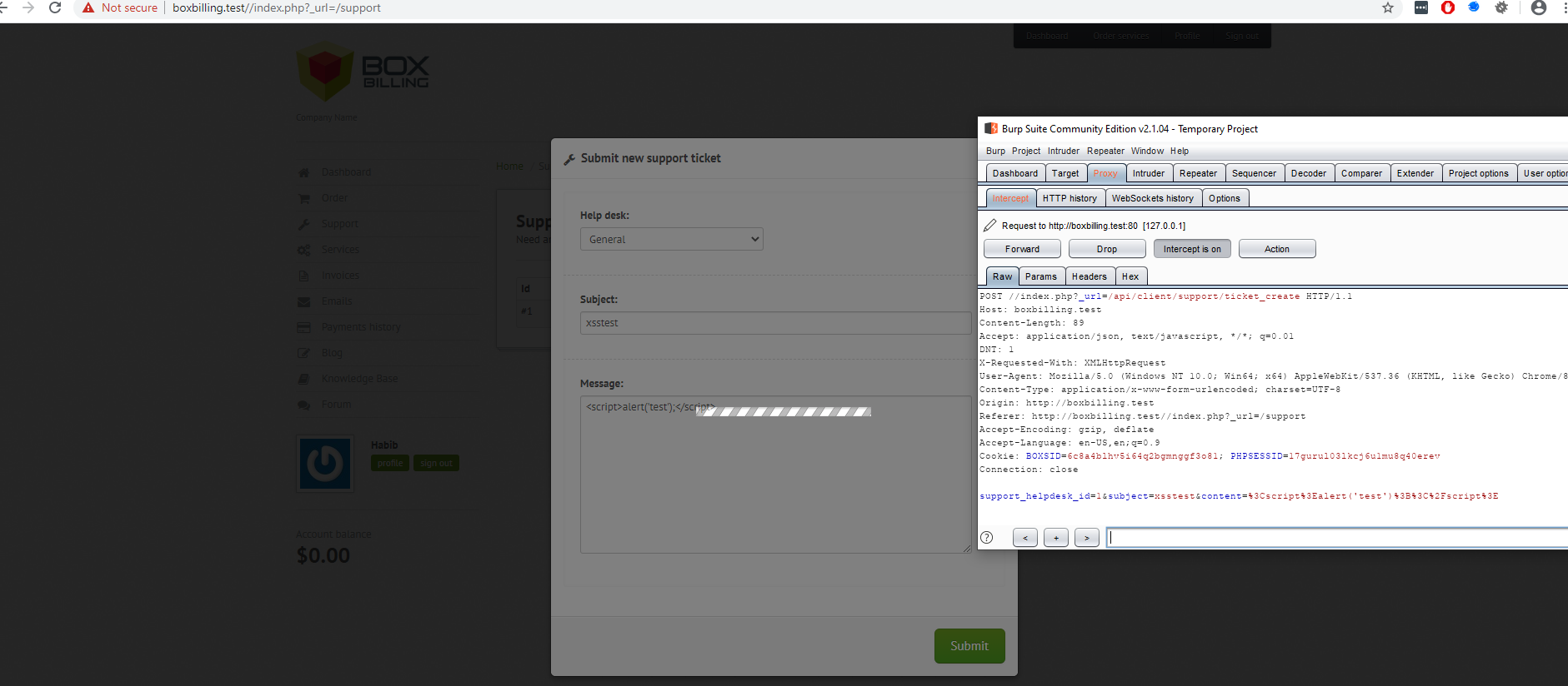 Multiple XSS Vulnerabilities · Issue #596 · boxbilling/boxbilling · GitHub