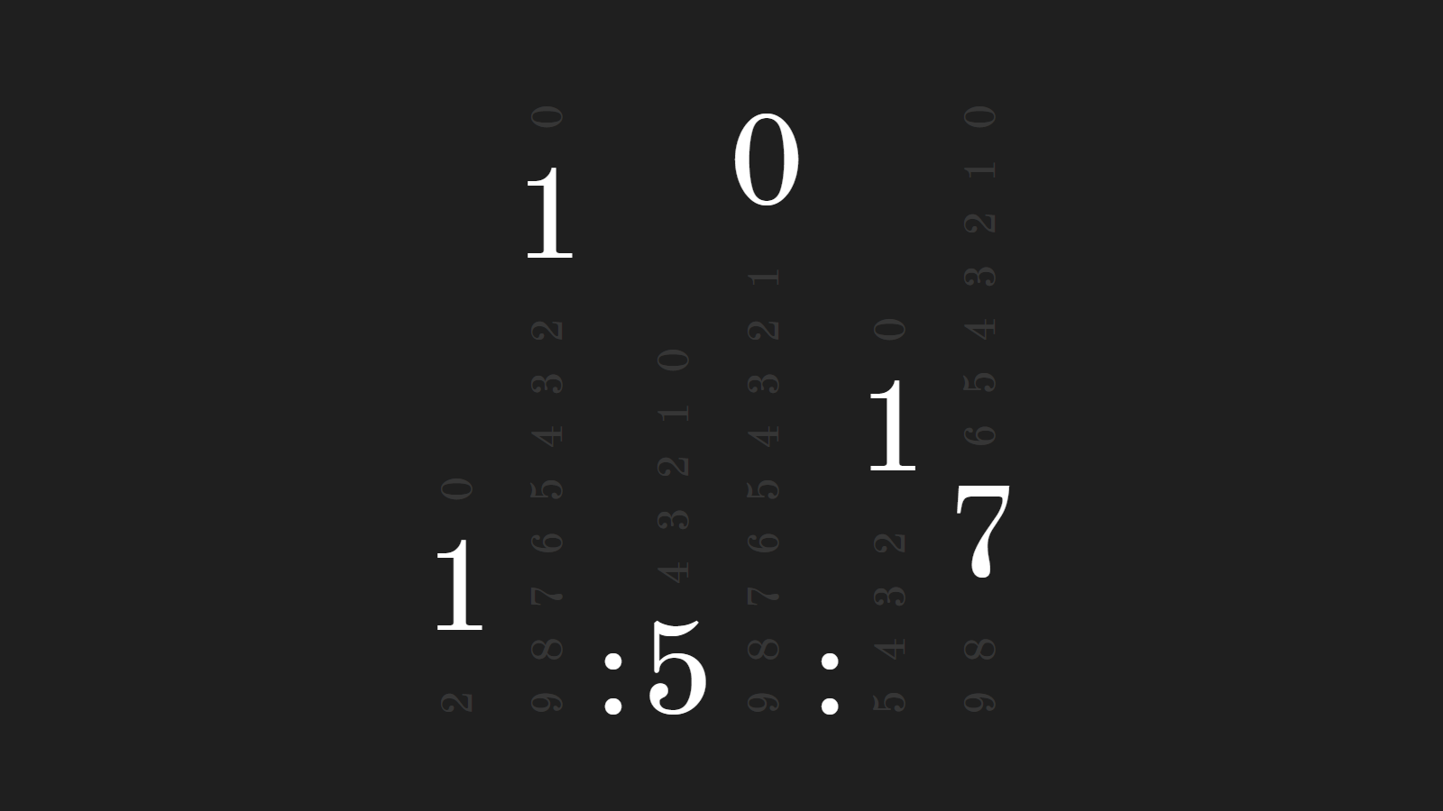 GitHub - tobiasrnielsen/Fald-ned-klok: Javascript Ur (hvor tallene falder fra sidelæns til ...