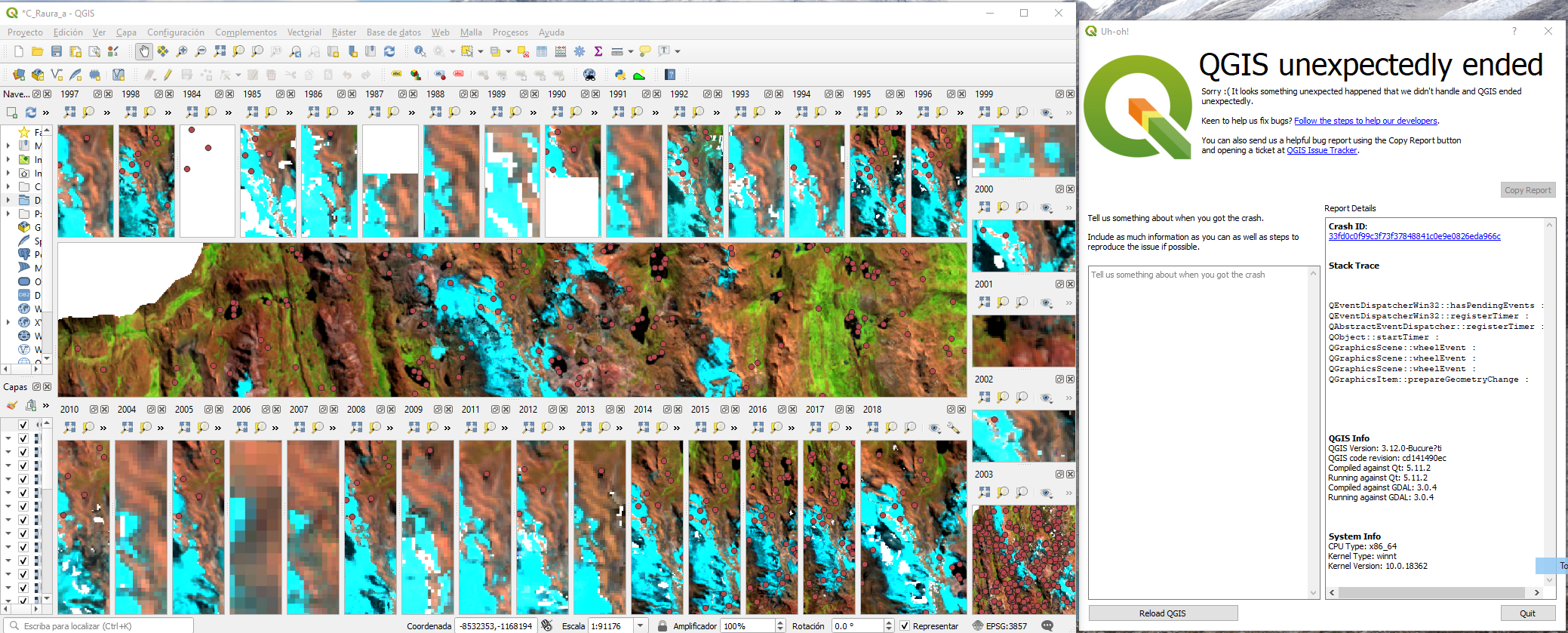 QGIS UNEXPECTEDLY ENDED · Issue #33661 · qgis/QGIS · GitHub