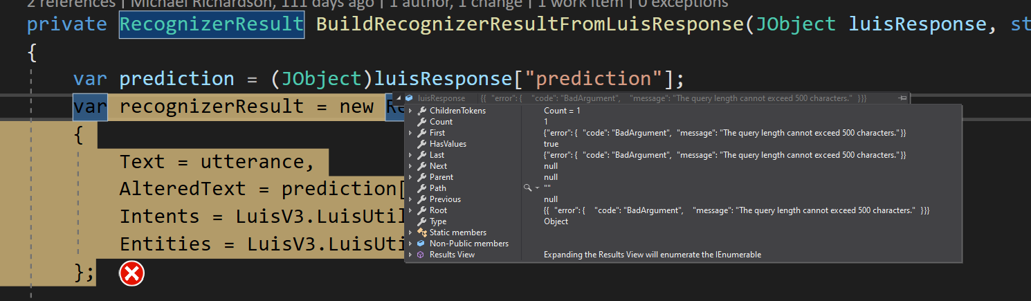 Long user input results in 400 Bad Request · Issue #5757 · microsoft/botbuilder-dotnet · GitHub