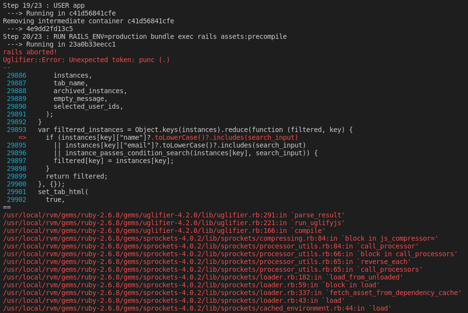 Lastest Update To Ruby 268 Breaks Docker Image Build · Issue 1397 · Autolabautolab · Github 4210