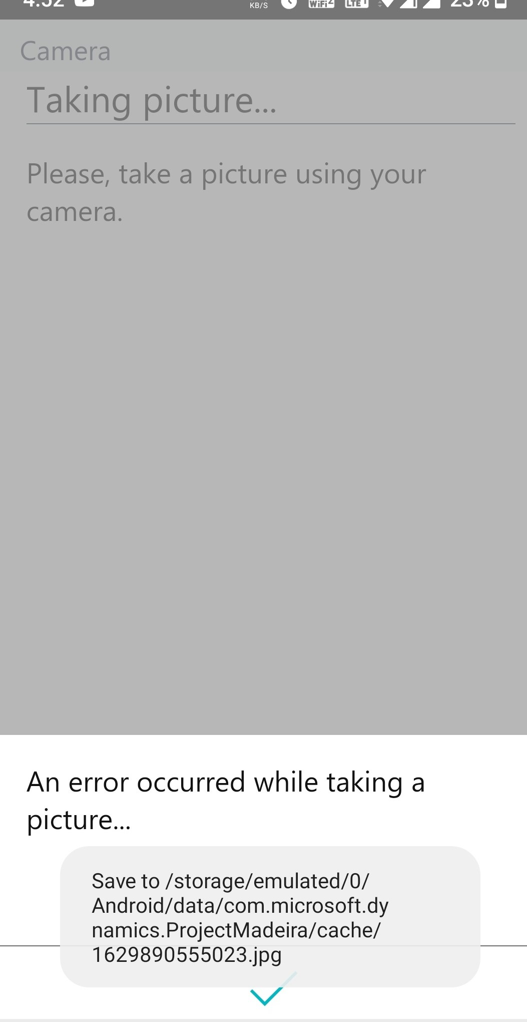 Take Picture functionality Issue Again · Issue #6766 · microsoft/AL · GitHub