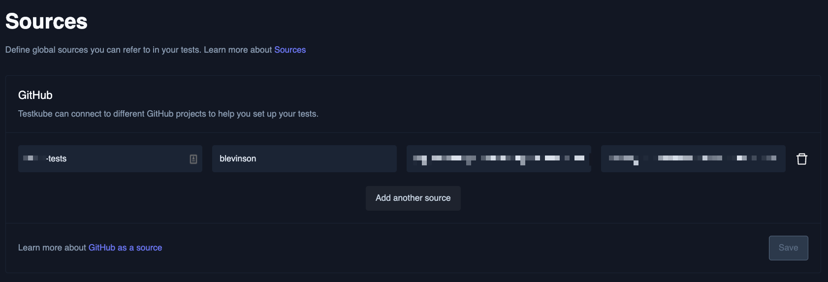 Ui Hide Github Repo Credentials In Sources Section · Issue 2856 · Kubeshoptestkube · Github 