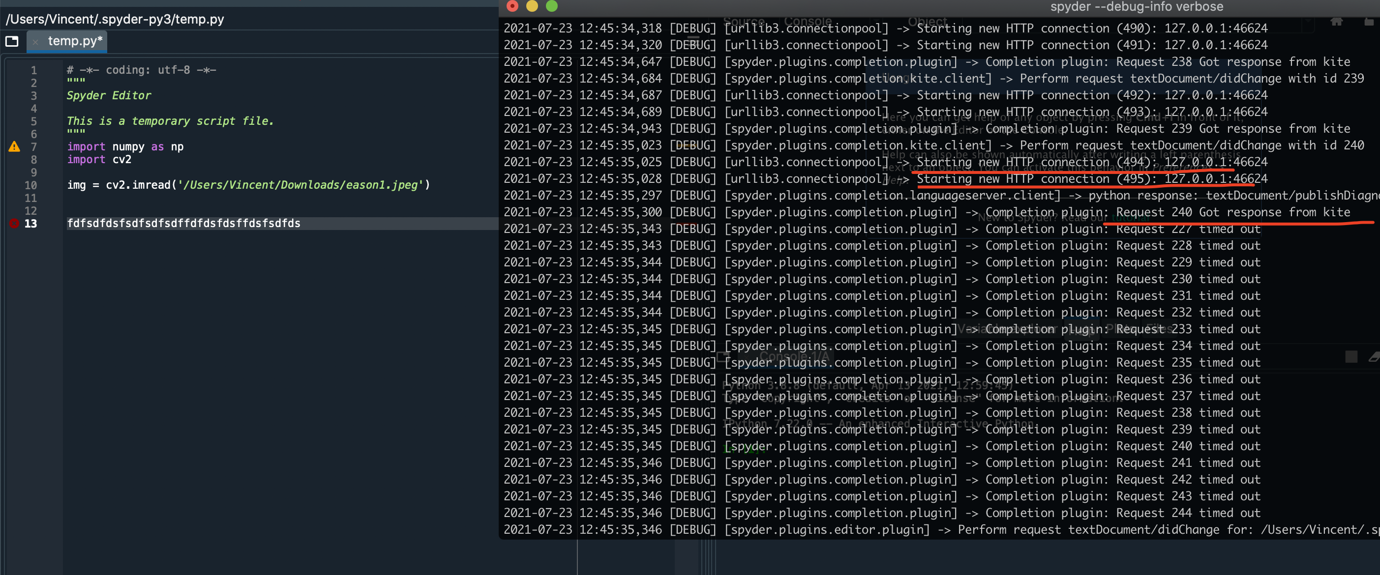 Slow Typing And High Cpu Usage · Issue 16067 · Spyder Idespyder · Github