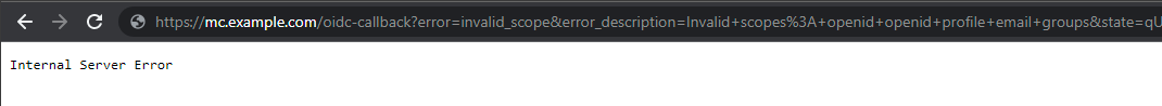 Invalid scopes: openid openid profile email groups · Issue #4493 · Ylianst/MeshCentral · GitHub