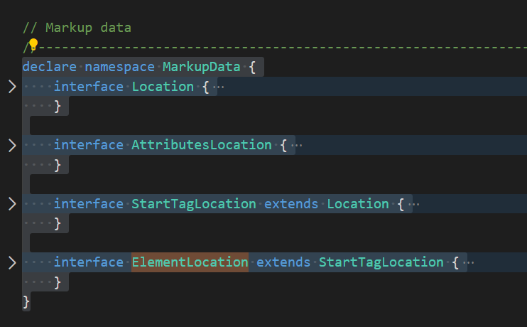 BUG：@types/jsdom，/node_modules/parse5/lib"' has no exported member 'ElementLocation'.causes ...