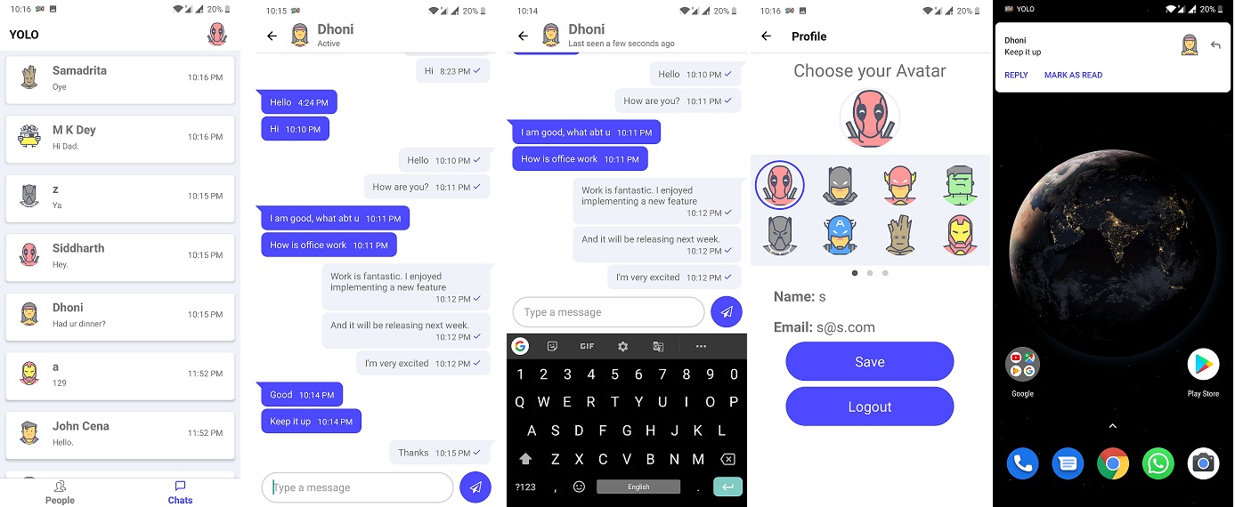 GitHub - sapdey/yolo_chat: Chat application