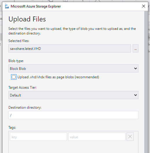Cannot Upload Vhd As Block Blob · Issue 1437 · Azureazure Storage Azcopy · Github