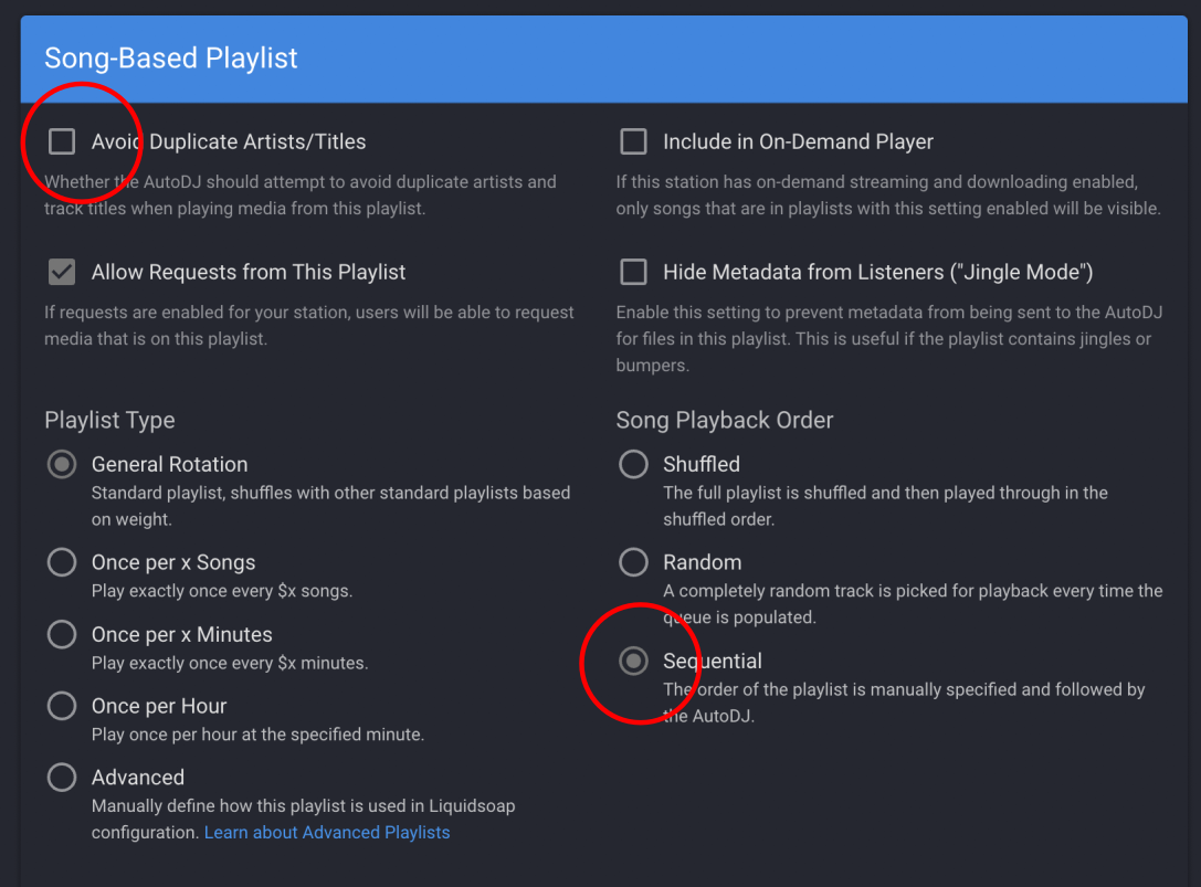 Cant Play A Playlist Sequentially · Issue 6411 · Azuracastazuracast · Github 
