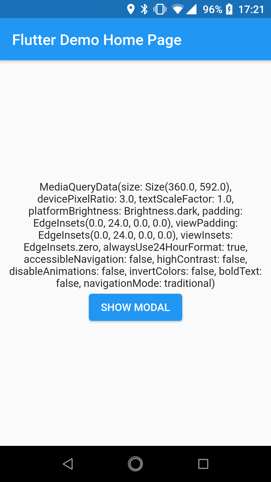 Materialapp S Mediaquery Is Not Being Passed To Showmodalbottomsheet · Issue 70701 · Flutter