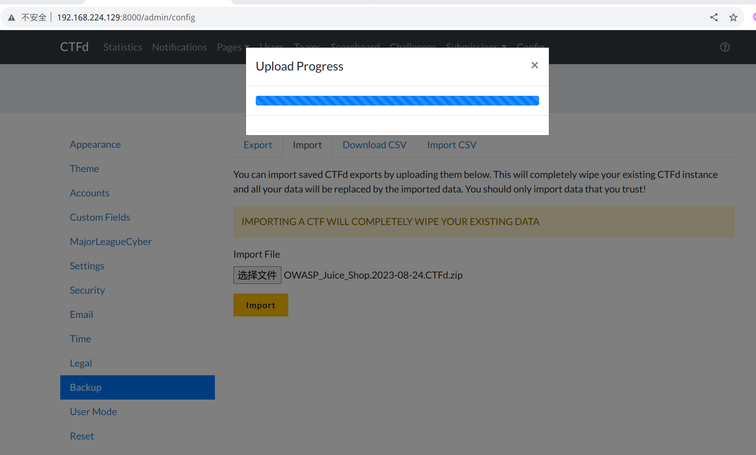 [🐛] Unable to import to ctfd · Issue #131 · juice-shop/juice-shop-ctf · GitHub