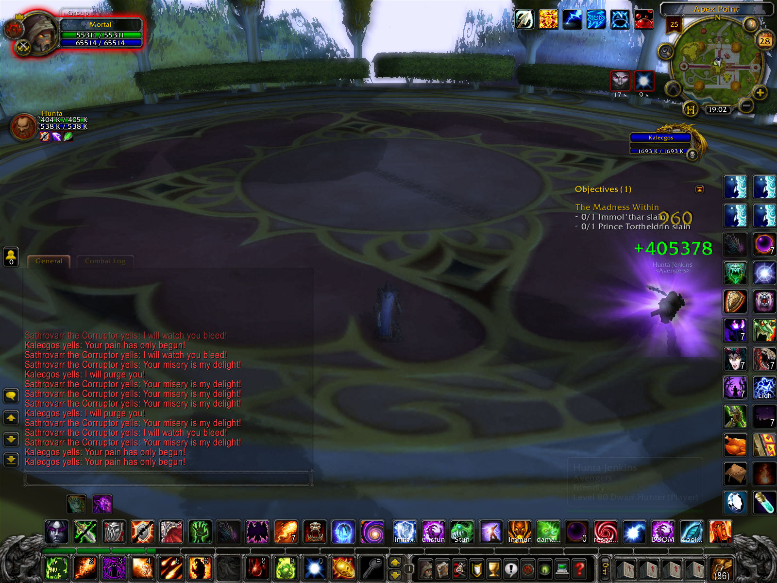 [3.3.5] [Sunwell Plateau] Bosses Kalecgos and Sathrovarr the Corruptor ...