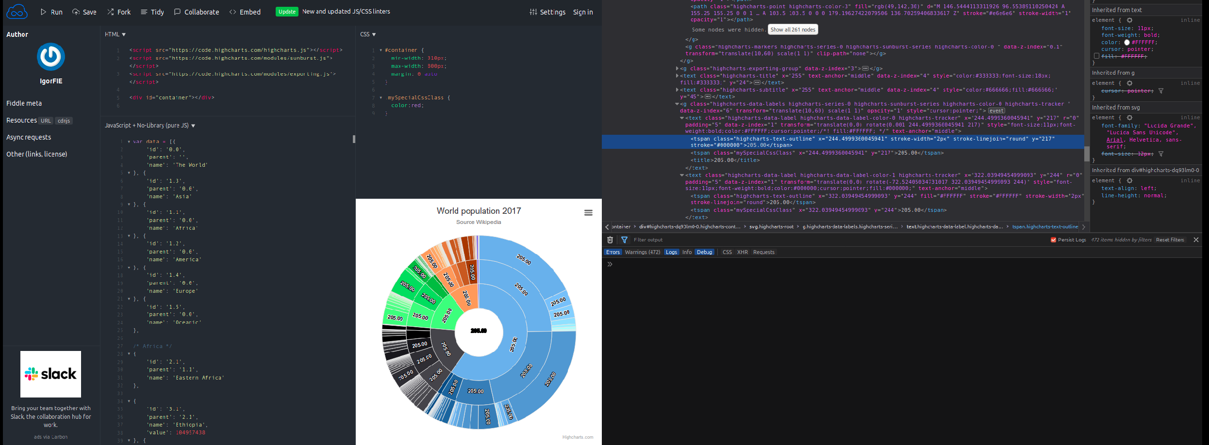 Labels do not support rotation, is falling back to text, and ignores useHTML. · Issue #10765 ...