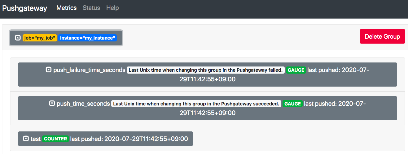 UI: Metrics text alignment issue on zoom · Issue #362 · prometheus/pushgateway · GitHub