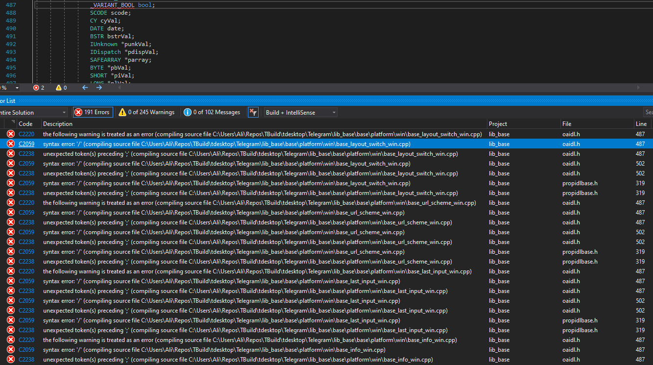 [Question] Compilation error · Issue #8415 · telegramdesktop/tdesktop · GitHub