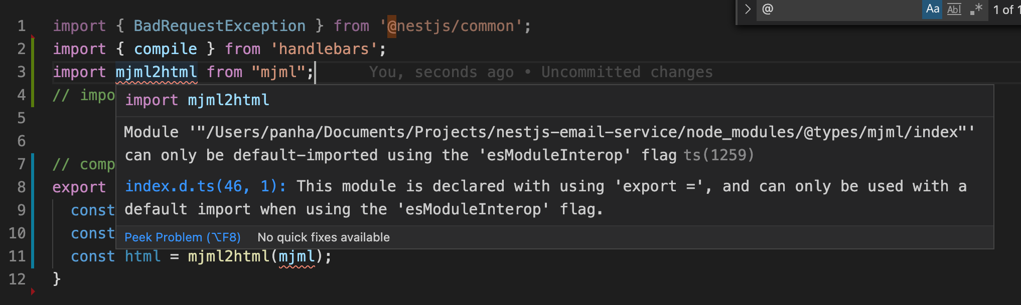 Support Typescript Import Issue 2105 Mjmlio mjml GitHub