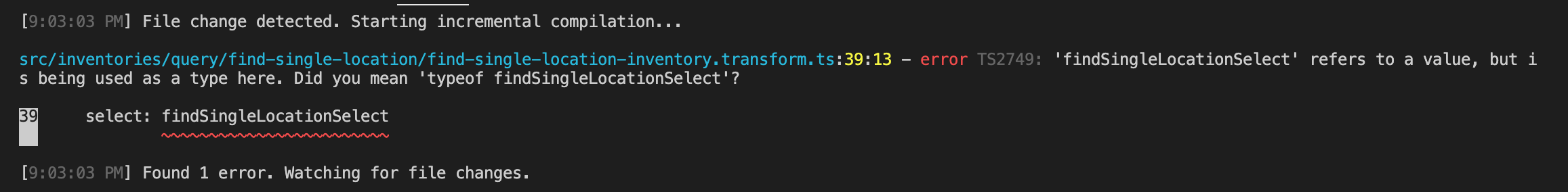 Advanced usage of generated types (payload) compilation error · Issue ...