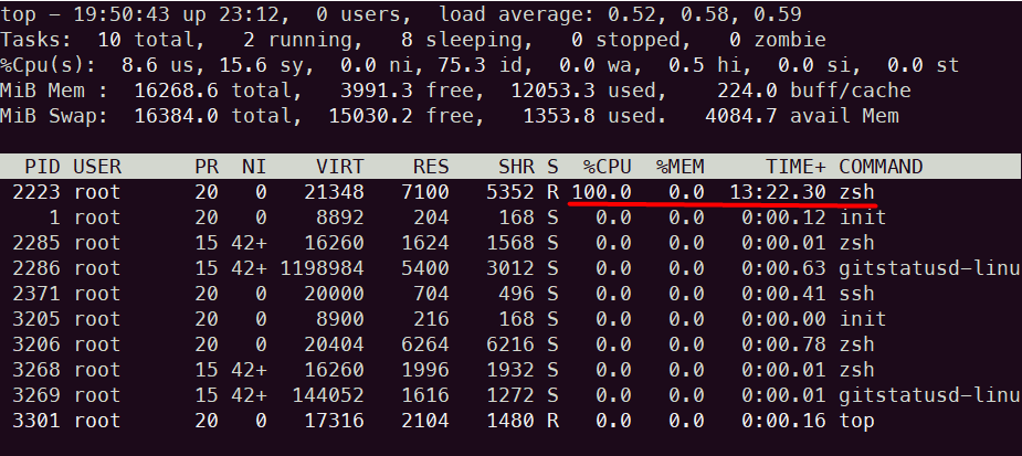 Background zsh processes with stable CPU usage in WSL · Issue #237 · romkatv/powerlevel10k · GitHub