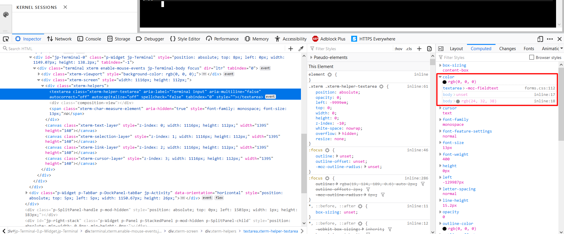 Terminal Hasnt Text · Issue 7375 · Jupyterlabjupyterlab · Github