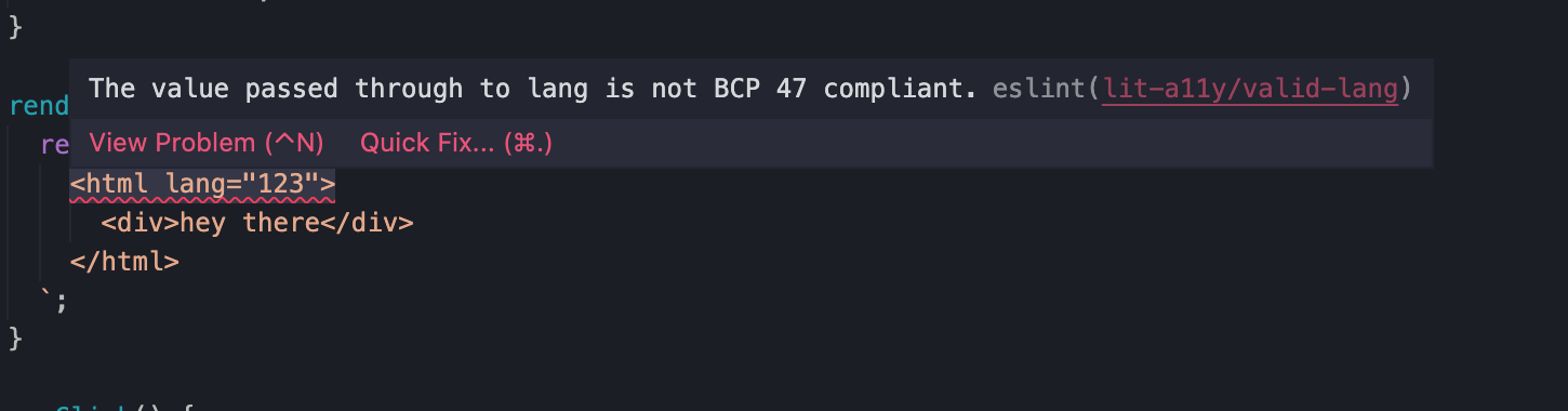 Eslint Plugin Lit A11y Implement Lang · Issue 1925 · Open Wcopen Wc · Github 4429