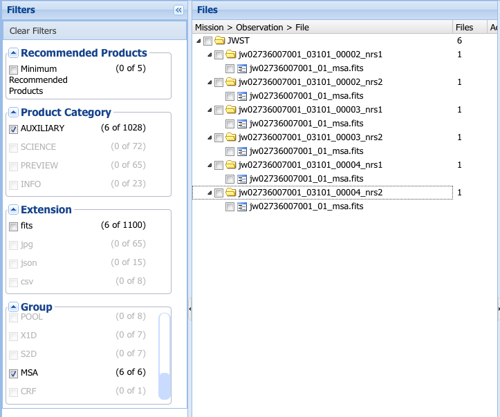 JWST MAST product lists often list and download the same product multiple times · Issue #2496 ...