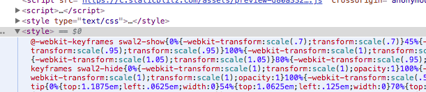 Swal 8.x.x doesn't show correctly (styles are missing) · Issue #1390 ...