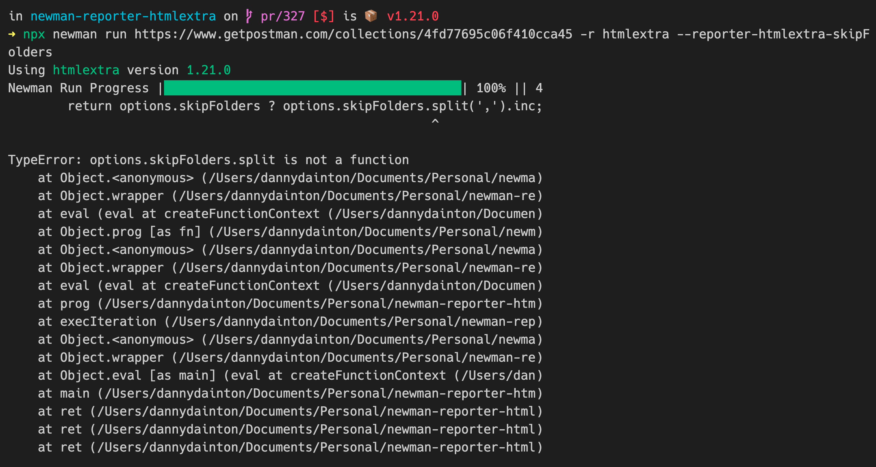 This pull request is to add functionality of skipping specific folder ...