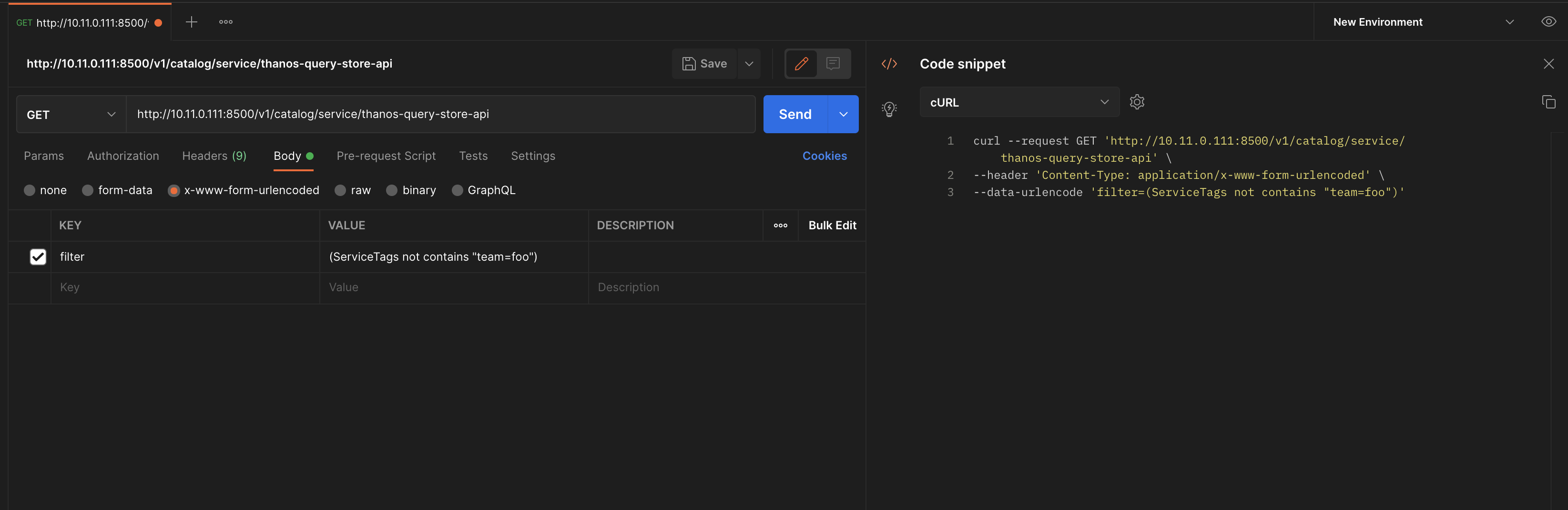 Postman 9.0.3 generated cURL does not work on terminal (--data-urlencode) · Issue #10332 ...