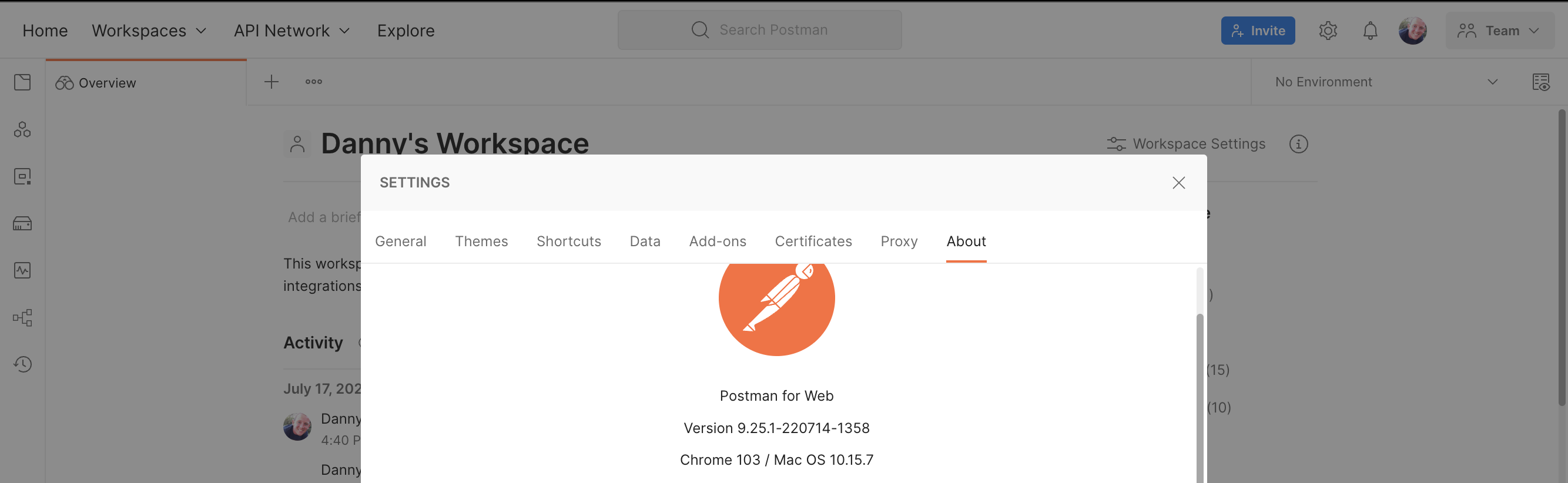 pm-icon on the header section is not visible clearly in postman web · Issue #11098 · postmanlabs ...