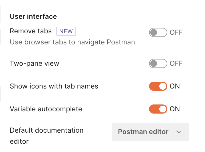 Missing Always Open Requests In New Tab Setting · Issue 11134 · Postmanlabspostman App