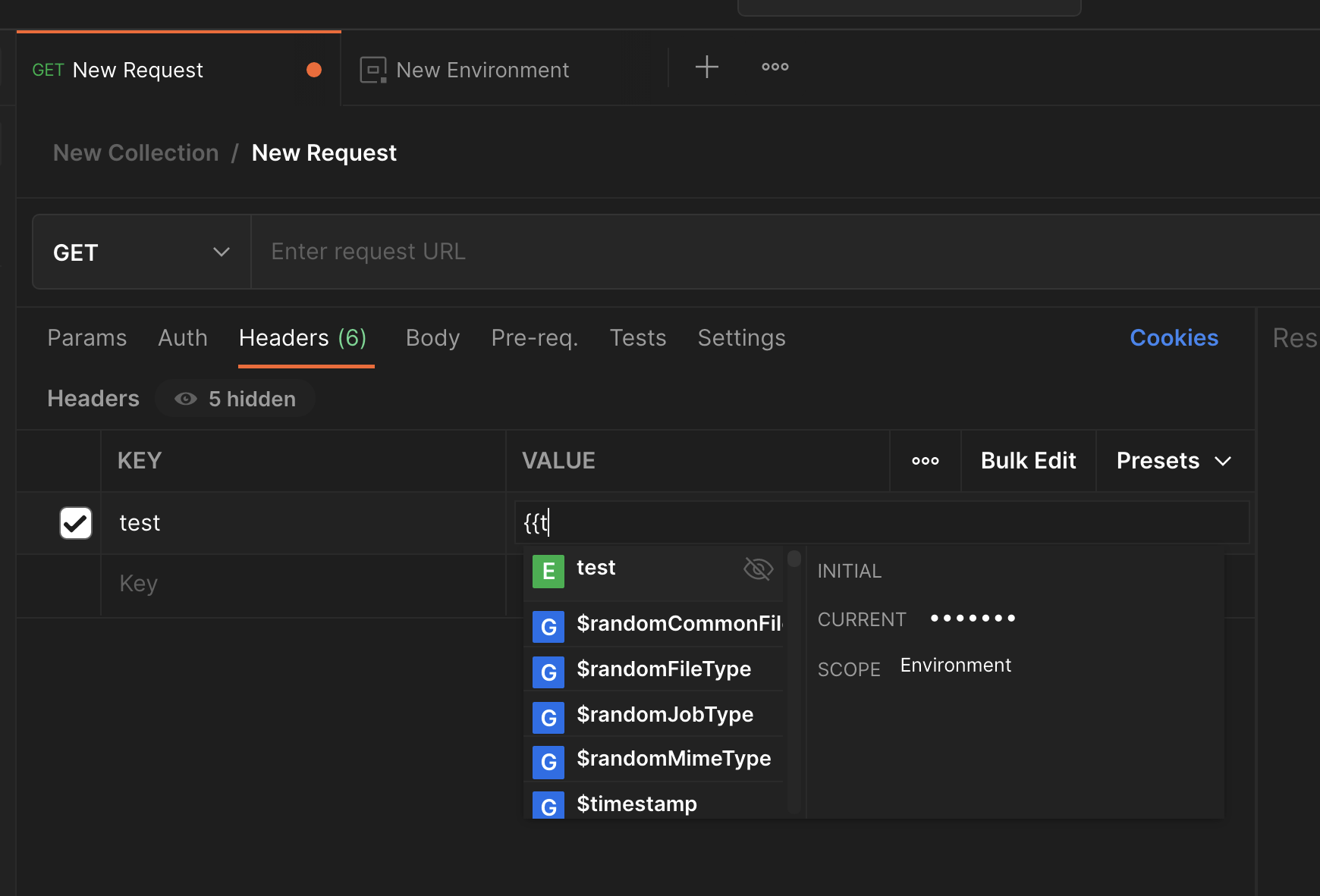 Secret Environment variables shown in plain text in request body (raw ...