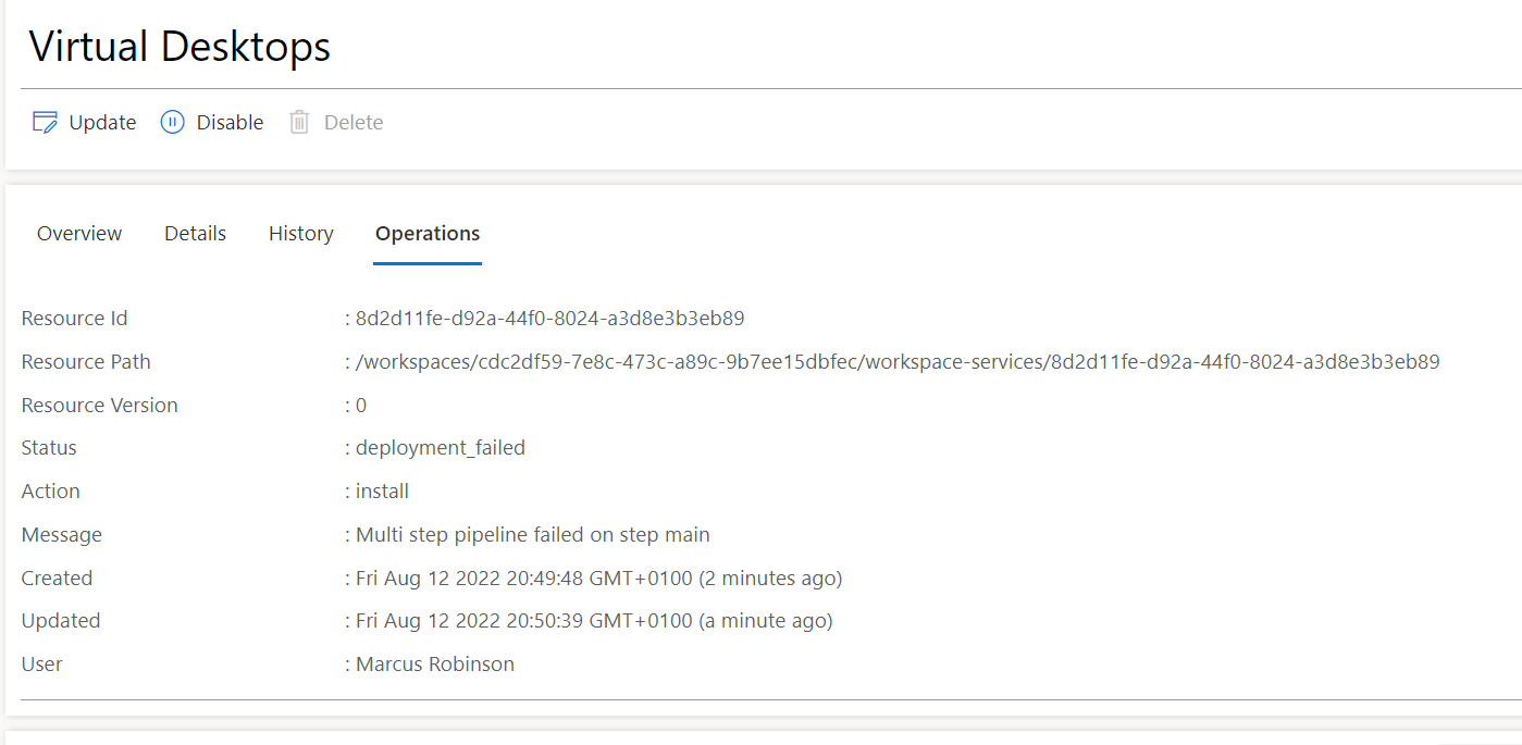 Operation Logs Do Not Show Errors When Deployment Includes A Pipeline · Issue 2456 · Microsoft