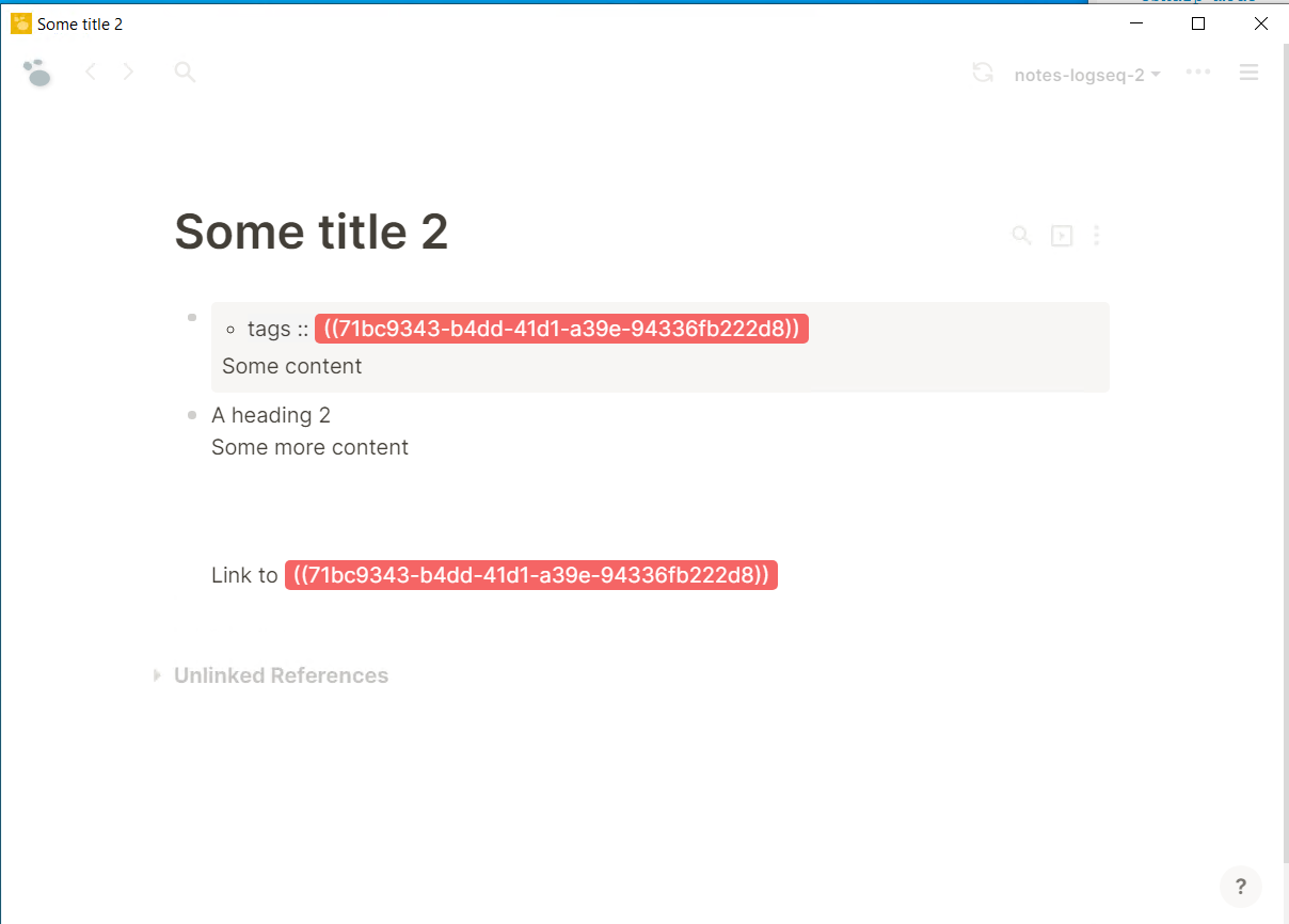 Id Link In Block Is Empty · Issue 695 · Logseqlogseq · Github