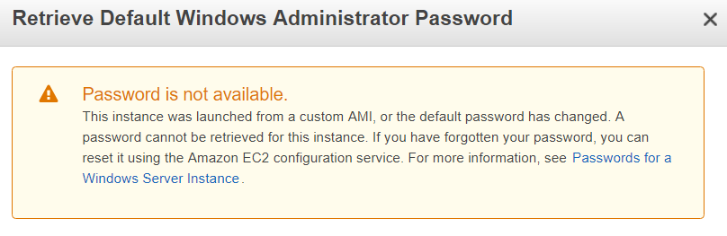 [1.2.3] Fails to retrieve Windows Administrator Password from a Packer amazon-ebs successful ...