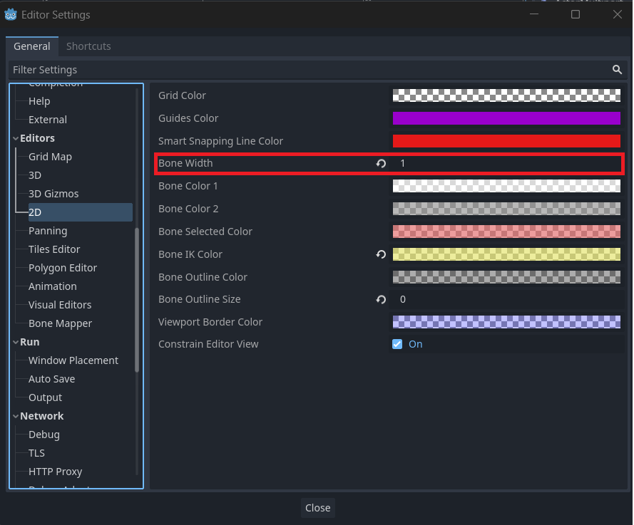 Allow 'Bone Width' to be a decimal value and/or add 'Bone Style' option ...