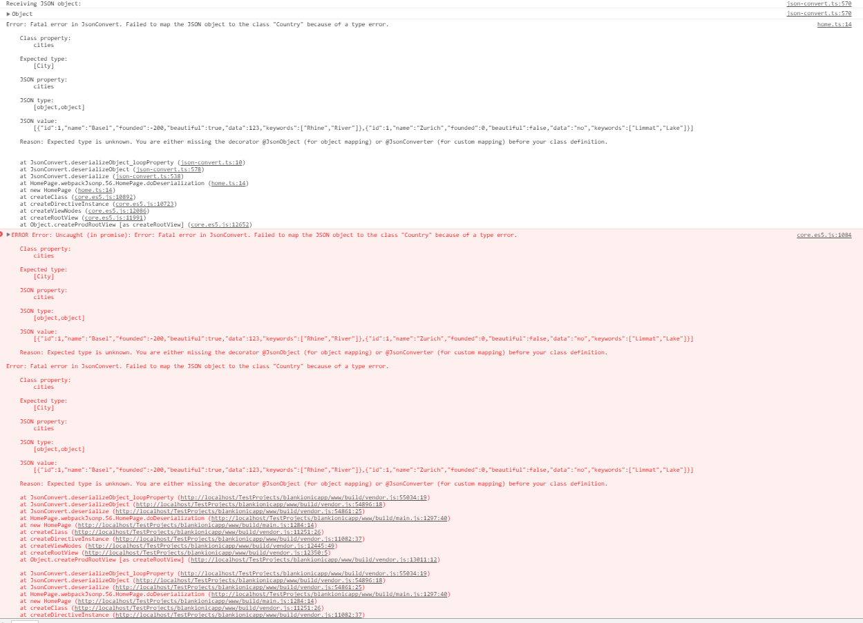 Js Optimization Breaks The Application Dev Mode Works Fine · Issue 1194 · Ionic Teamionic App