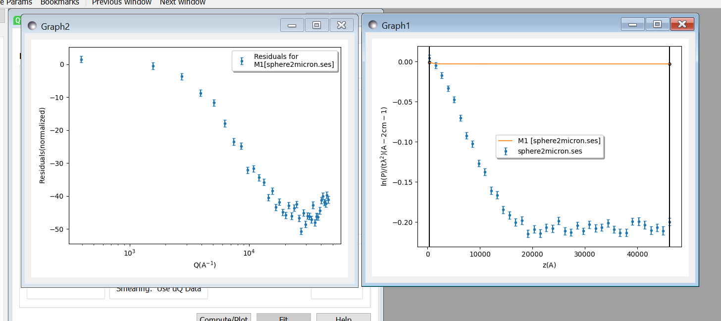 SESANS residuals plot shown in Q space rather than real space · Issue #2337 · SasView/sasview ...