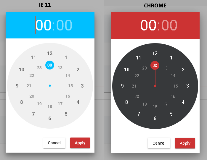 IE 11 ignore format and theme color · Issue #362 · Agranom/ngx-material-timepicker · GitHub