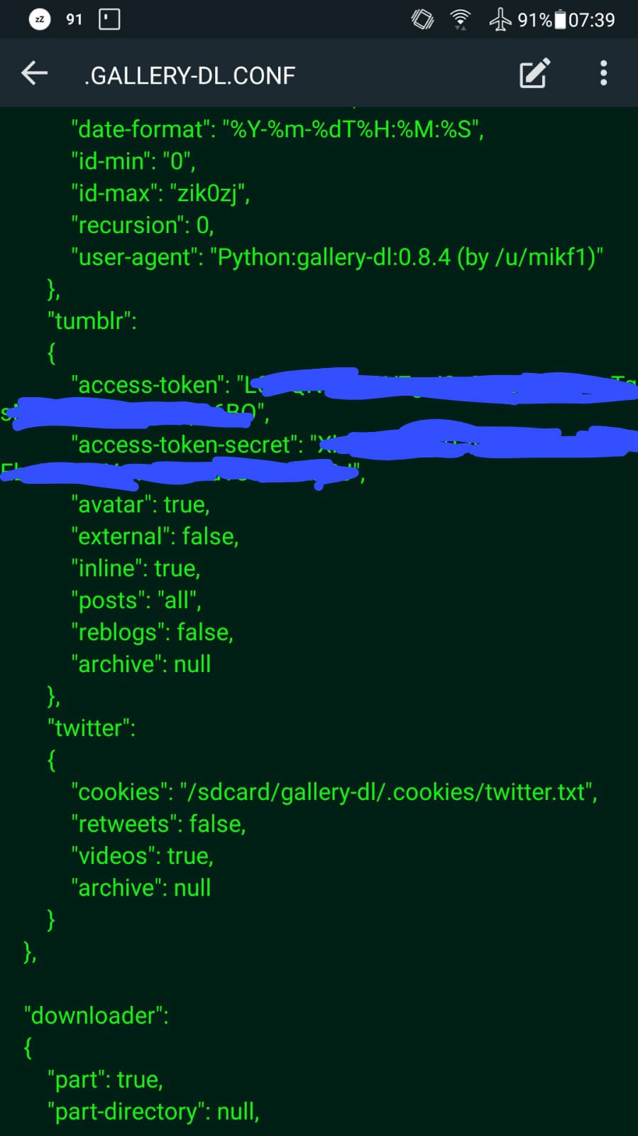 Has anything changed with tumblr authorization? · Issue #501 · mikf/gallery-dl · GitHub
