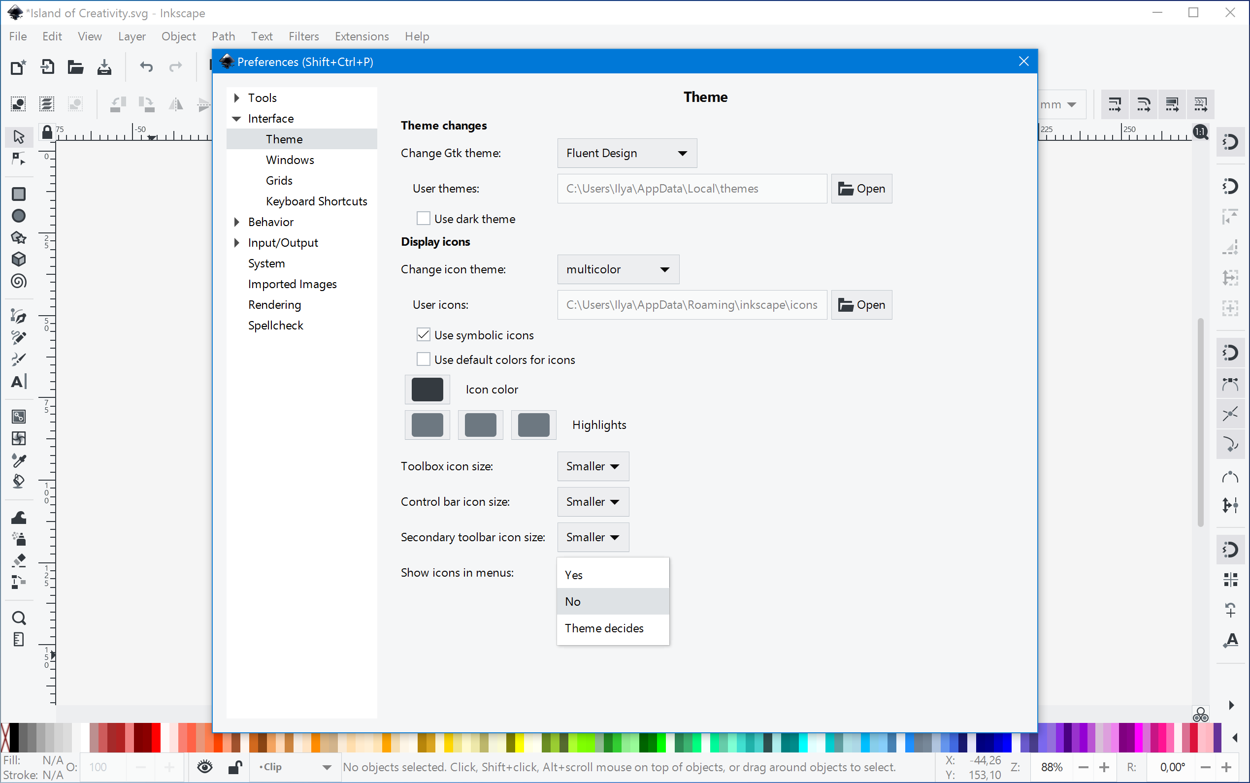 GitHub - bananakid/inkscape-w10-gtk: Windows 10 Light Mode Theme for ...