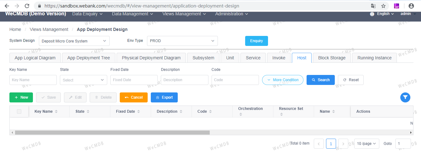 应用部署设计页面查询主机无数据返回 · Issue #421 · WeBankPartners/we-cmdb · GitHub