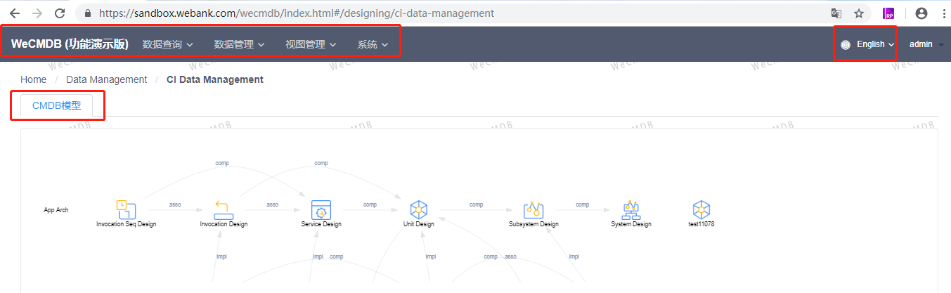 CMDB显示语言为英文但是菜单和页面为中文 · Issue #428 · WeBankPartners/we-cmdb · GitHub