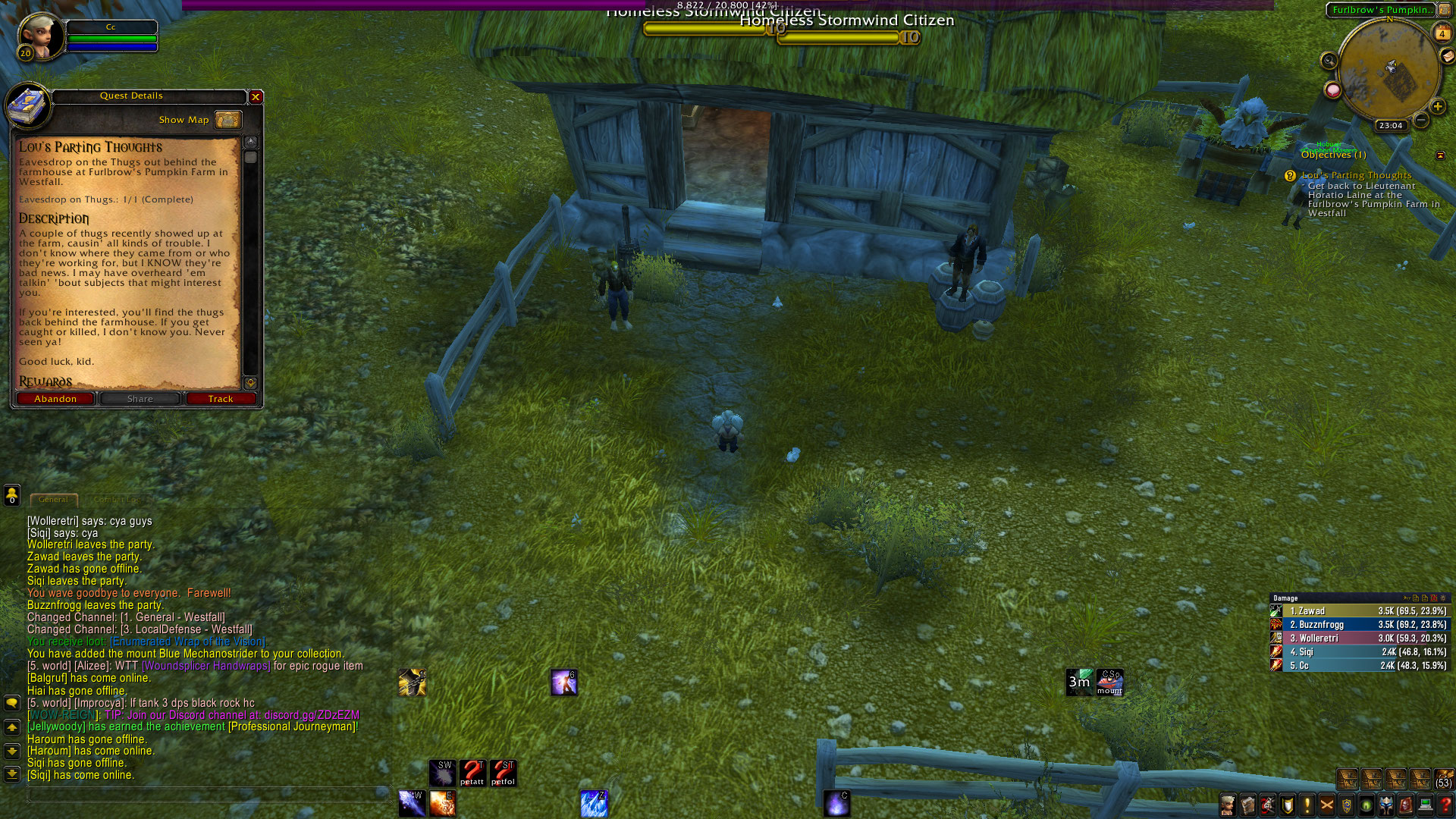 [Quest] Lou's Parting Thoughts · Issue #2023 · WoWManiaUK/Blackwing-Lair · GitHub