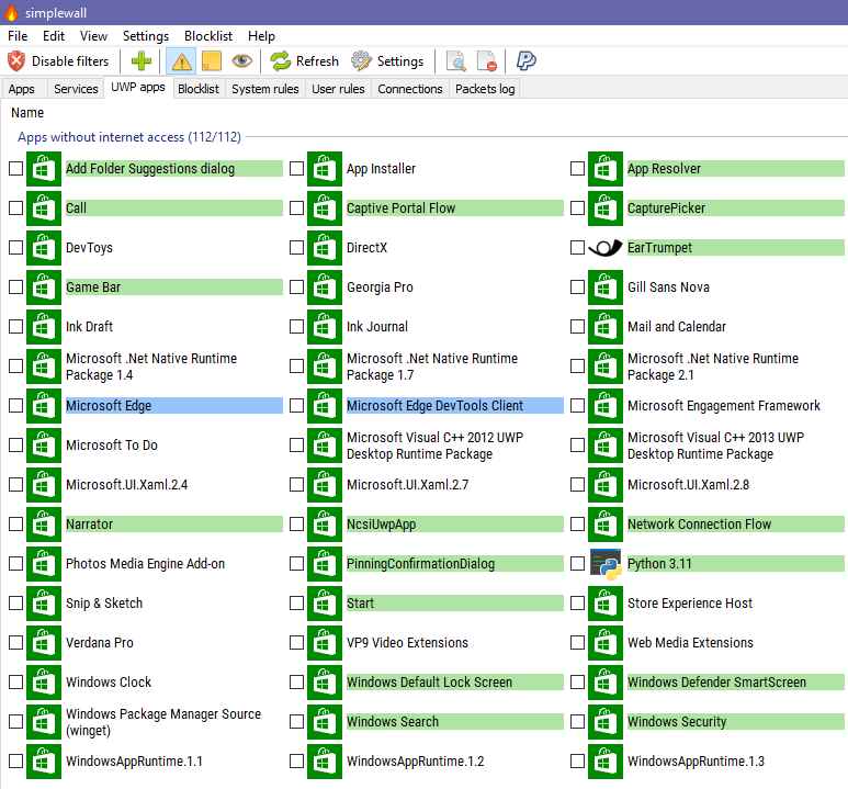 [Bug] UWP app rules do not persist; they get erased when the app exits · Issue #1619 · henrypp ...