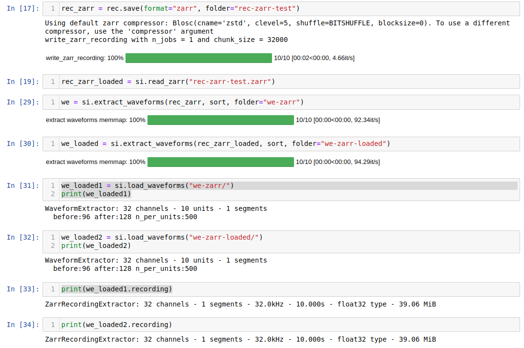 PathNotFoundError with Zarr recording extractor when extracting waveforms · Issue #1476 ...