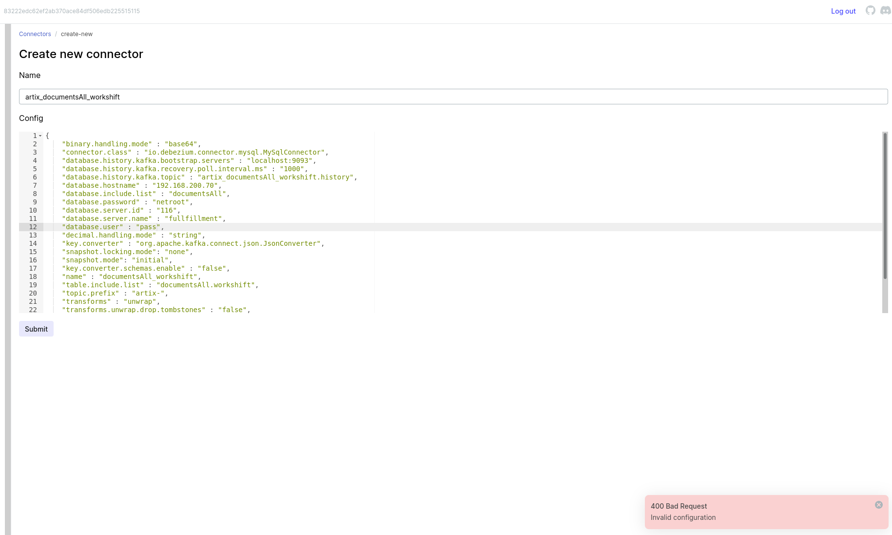 Can't create connectors · Issue #2251 · provectus/kafka-ui · GitHub